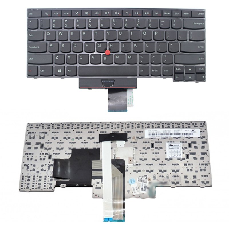 Клавиатура за лаптоп Lenovo ThinkPad T430U Черна с Кирилица / Black ...