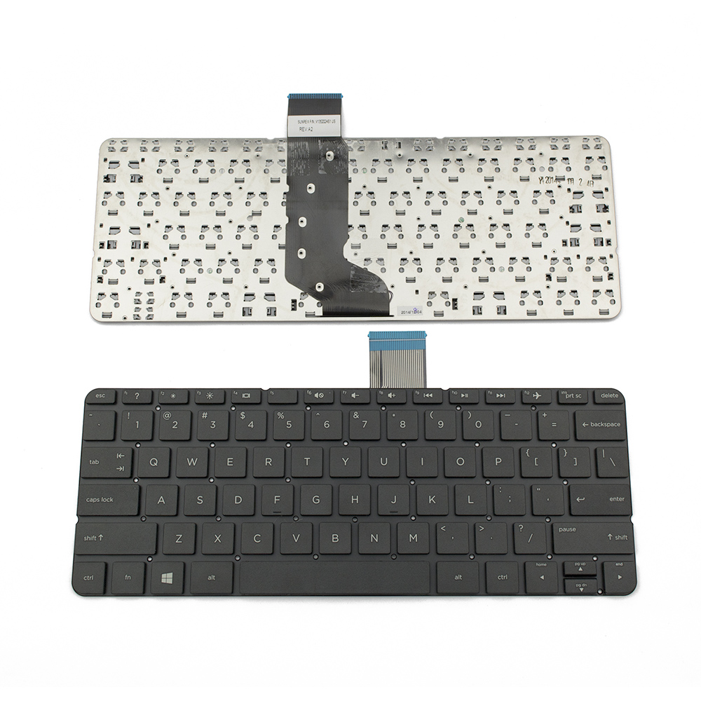 Клавиатура за лаптоп HP Pavilion X360 11-N Черна Без Рамка (Малък Ентър ...